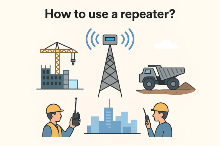 How to use repeater? - TSHICOM - two way radio solutions provider